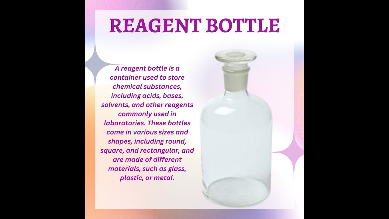 "Streamlining Chemical Storage with Reagent Bottles" - YouTube