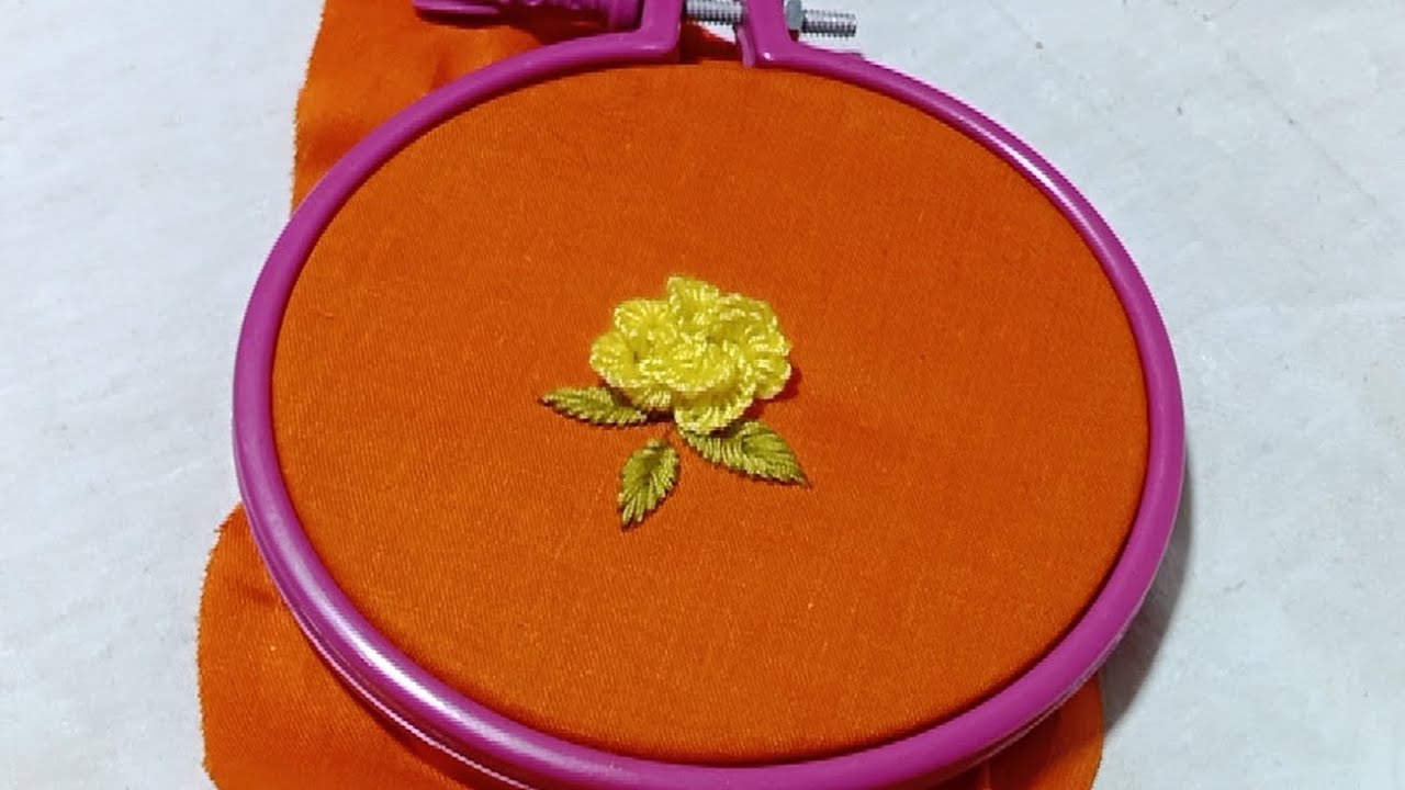 সহজ নিয়মে cast on stitch শিখুন। Hand Embroidery cast on stitch। Hand ...