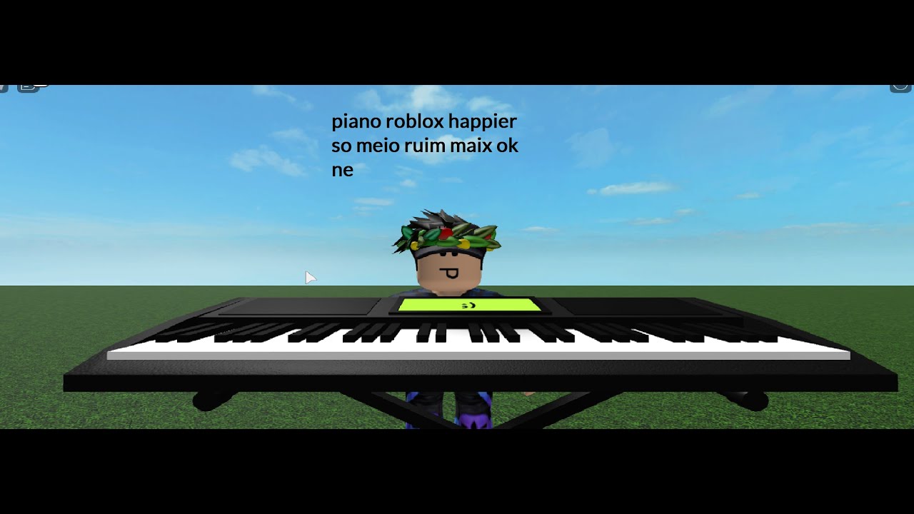 como tocar happier no piano roblox ;-; - YouTube