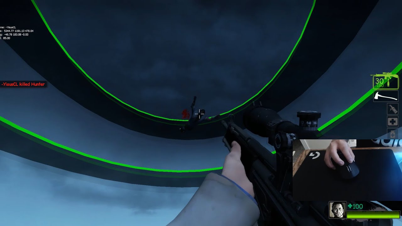 L4D2 Aim Training Session + Handcam - YouTube