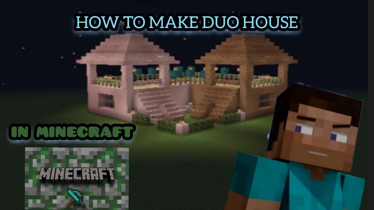 How to make a DUO house[In Minecraft](very easy)#tutorial #minecraft ...