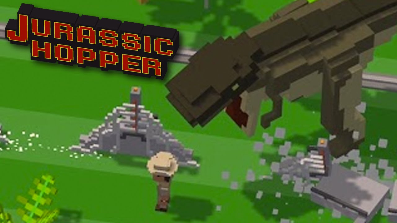 Minecraft Dinosaur Run - Jurassic Hopper - YouTube