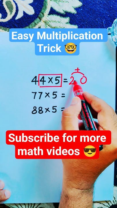 Multiplication Tricks To Make Mathematics Easy and Fun #math #multiplication - YouTube