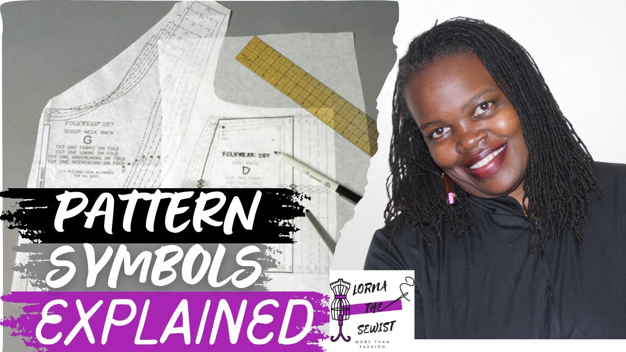 UNDERSTANDING SEWING PATTERN SYMBOLS - YouTube