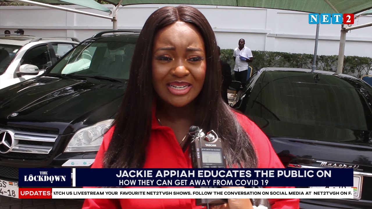 JACKIE APPIAH EDUCATES THE PUBLIC ON #COVID19. #THELOCKDOWN - YouTube