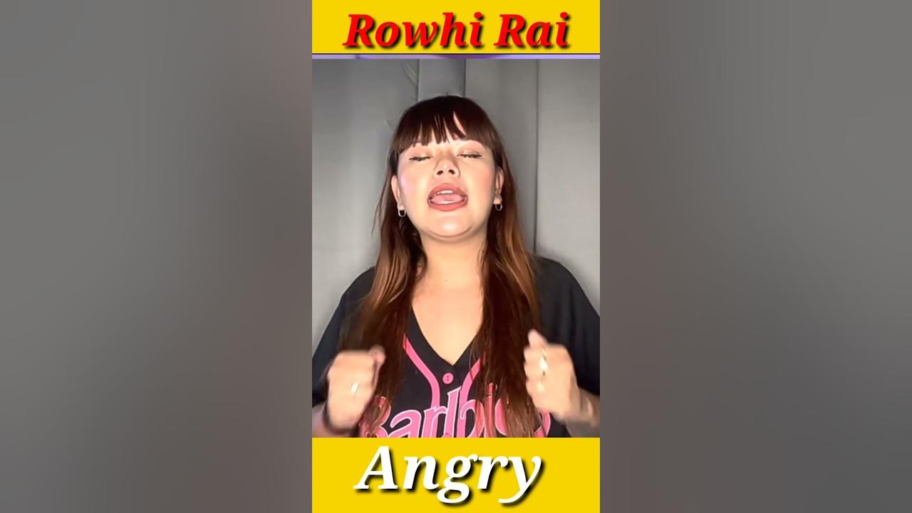 Rowhi Rai Angry😡 Triggered insaan. Thugesh. Exposed Video Rowhi Rai!! #shots #youtube #youtube ...