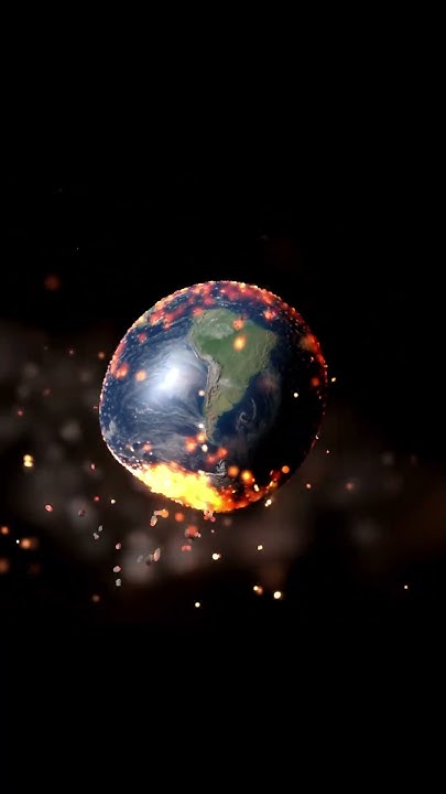 Moon & Earth collision #nasa #space #spacesim #physics #astronomy #science #simulation - YouTube