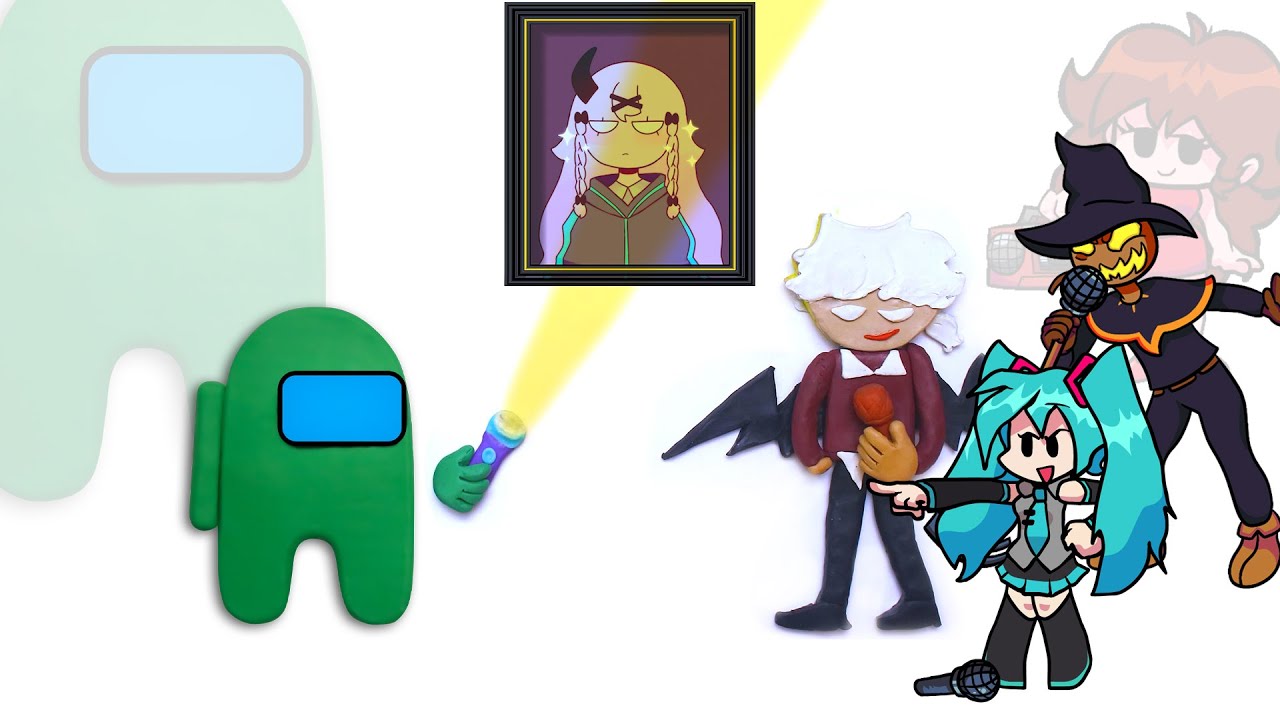 Mini Crewmate Kills 3 FNF Mods Characters | Among Us Animation | Friday ...