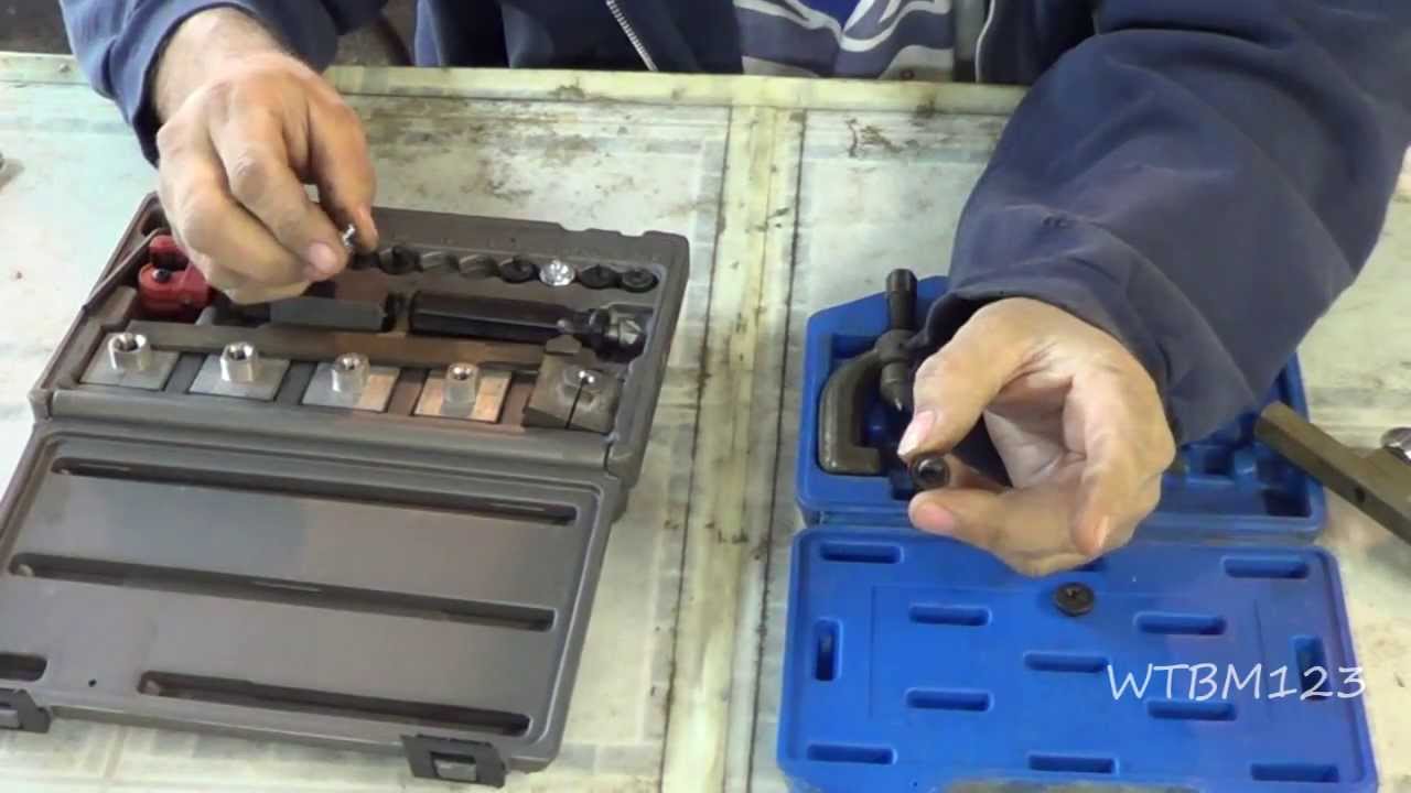 Using Double Flare Tools , Cal-Van master in line flaring tool 165 ...