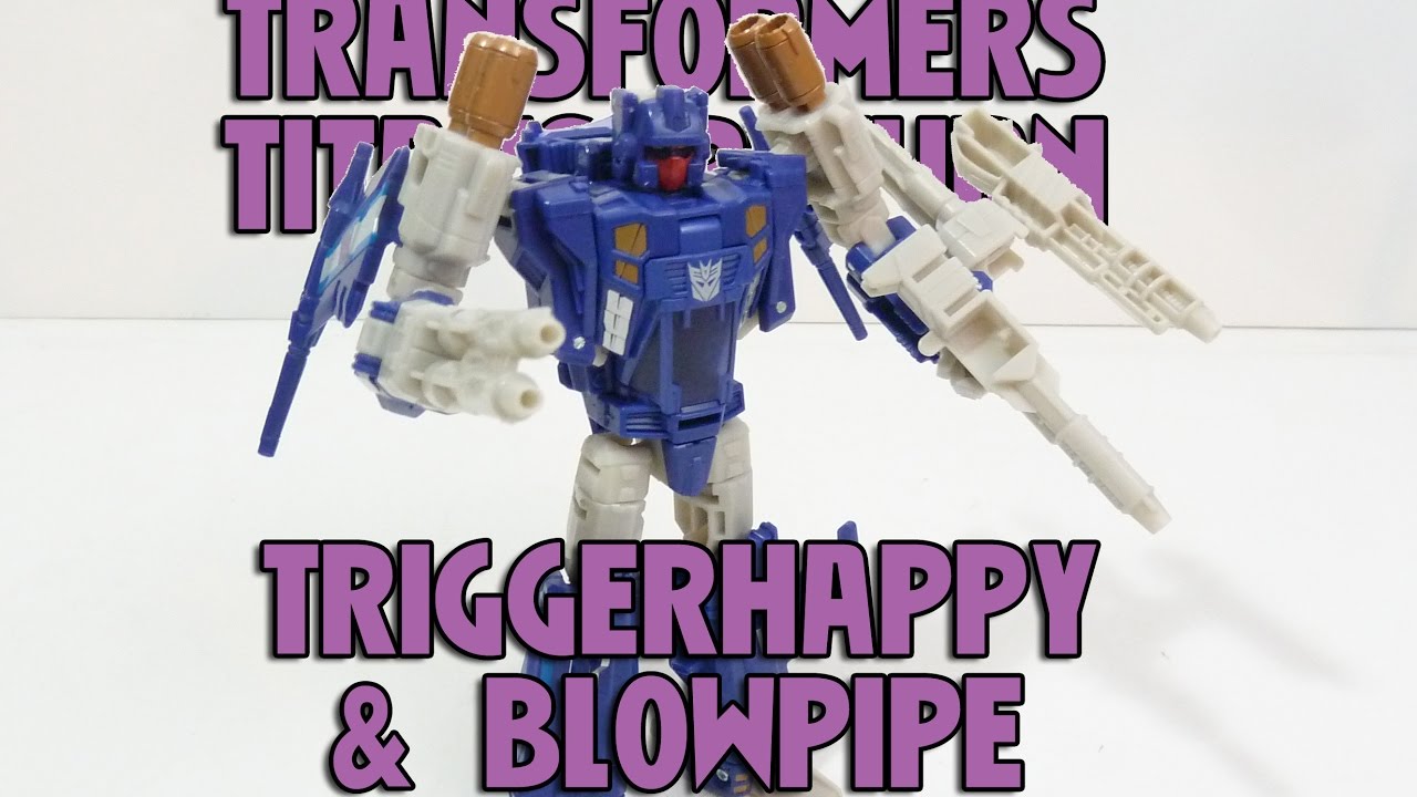 TITANS RETURN TRIGGERHAPPY AND BLOWPIPE TRANSFORMERS REVIEW - YouTube