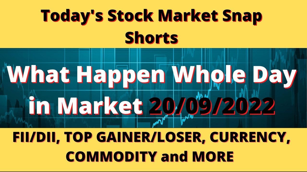 20/09/2022 Daily Market Snap Short | NSE | FII Position - YouTube