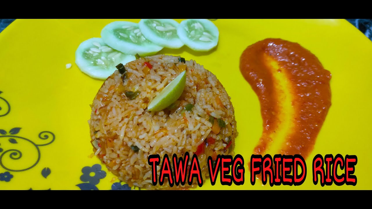 Tawa Veg Fried Rice || তাওয়া ভেজ ফ্রাইড রাইস || With basic vegetable ...