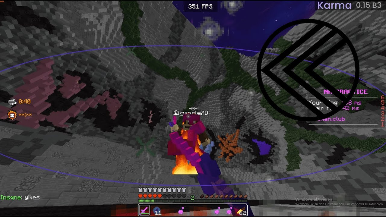 owning ranked with new karma client visuals - YouTube