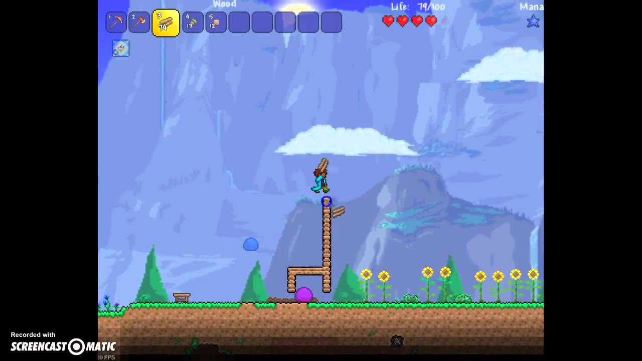 Terraria episode 1 : A Legend Begins - YouTube