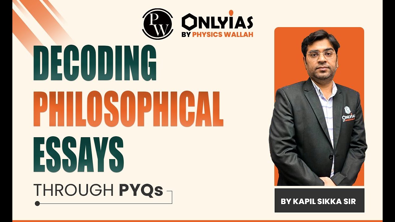 How to deal with philosophical Essay **TOPICS** | Basic Approach to Essay | OnlyIAS - YouTube