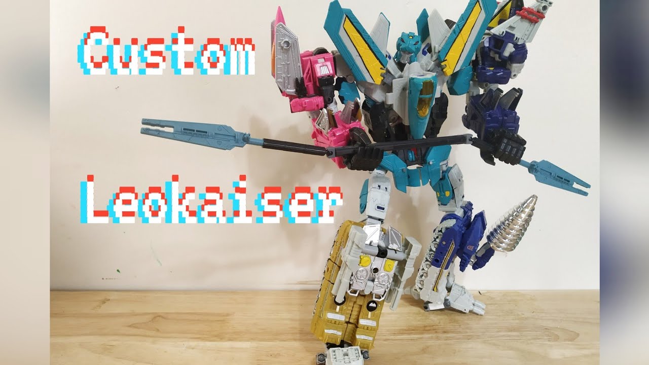 Custom Combiner Wars Leokaiser Leozack Transformer - YouTube
