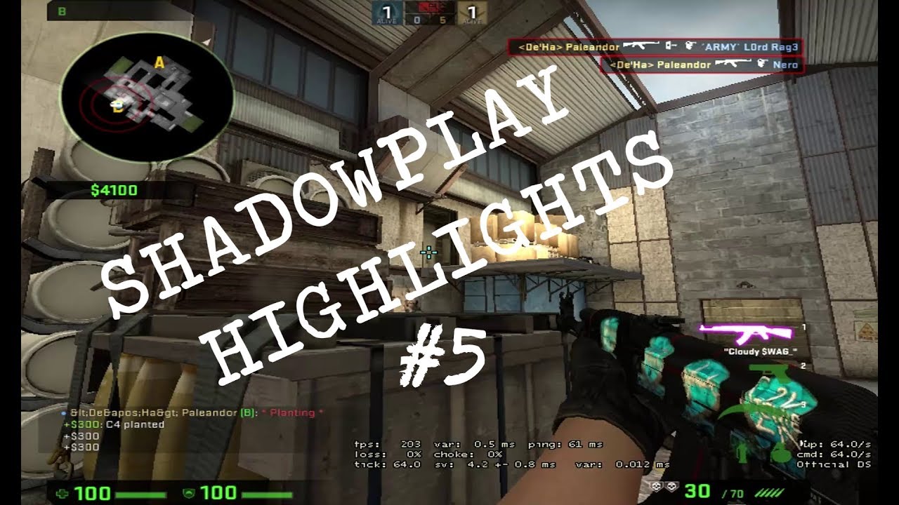 CS:GO ShadowPlay Highlights #5 - YouTube