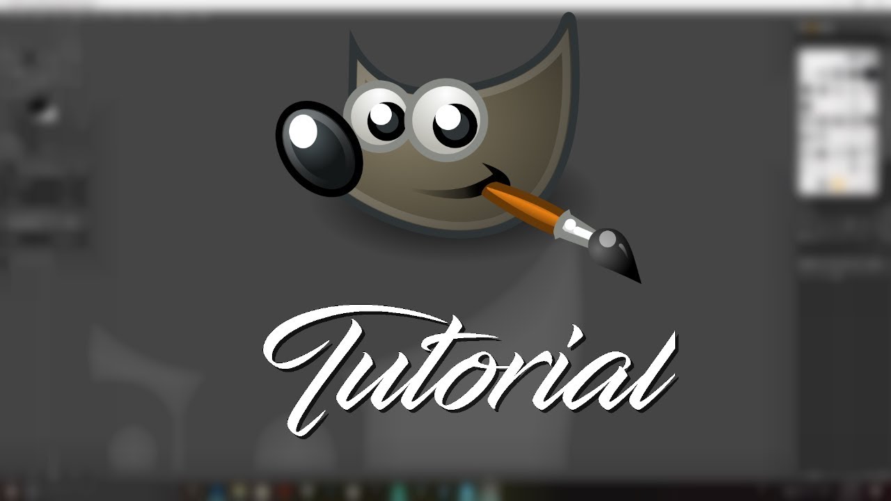How to Make a Basic Thumbnail with GIMP 2.10.12 - YouTube