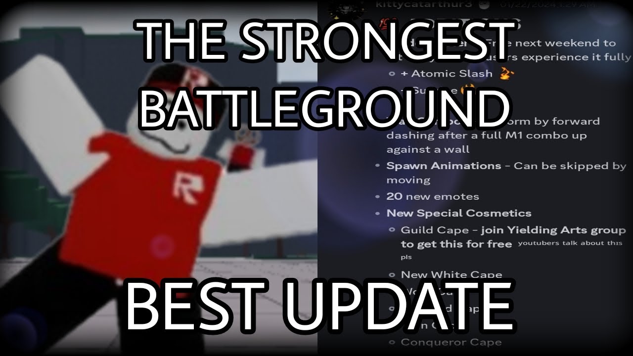 THE STRONGEST BATTLEGROUND UPDATED|The strongest battleground - YouTube