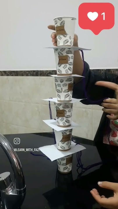 Inertia cup challenge | Stem Activity #activity #stemactivities # ...