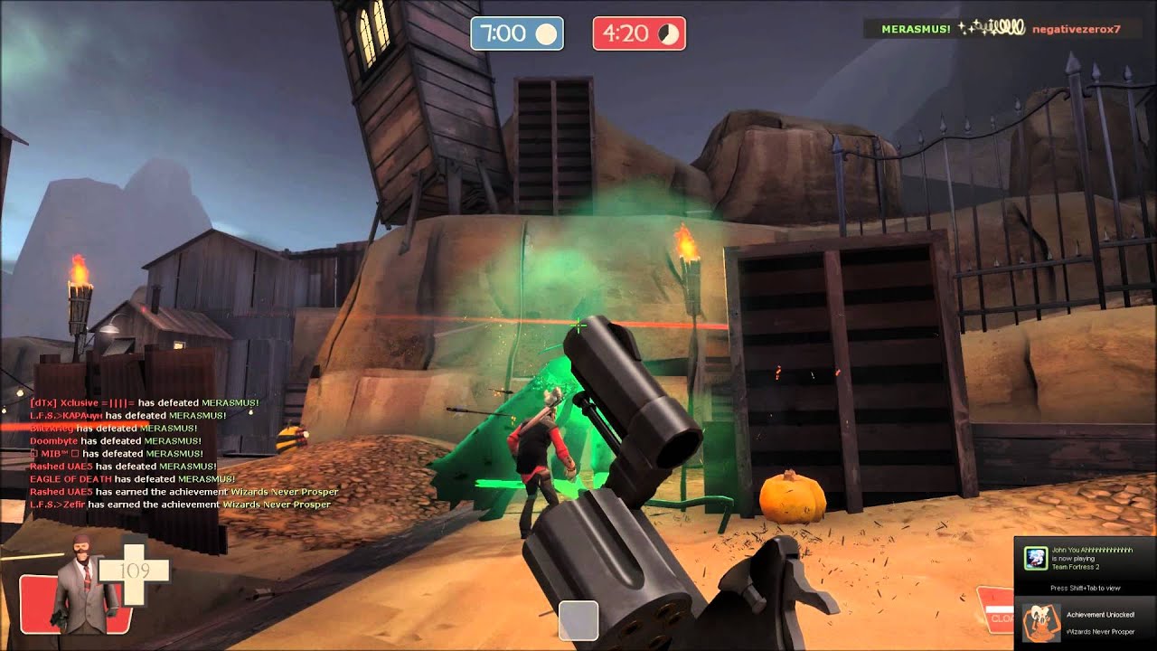 Team Fortress 2 - Killing Merasmus Scream Fortress Halloween Event 2012 ...