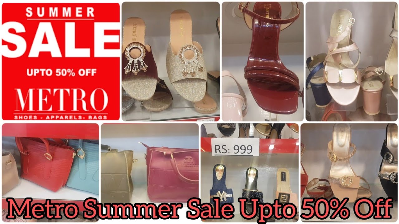Metro Summer Sale Upto 50% Off || Metro Shoes and Bags Collection ||May 2023 - YouTube