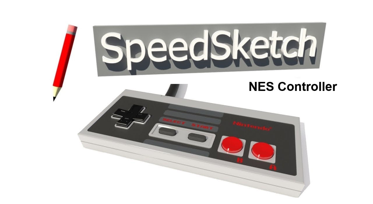 NES CONTROLLER - SKETCHUP - SpeedSketch / Tutorial - YouTube