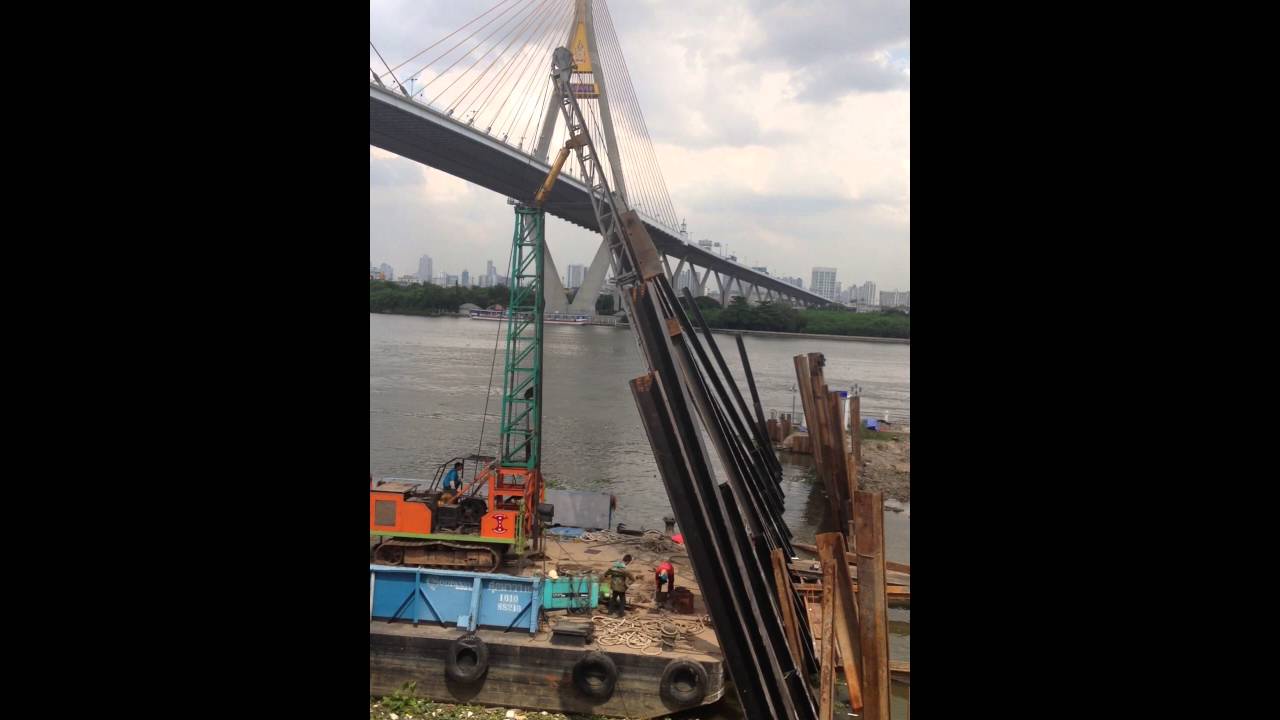 Inclined Pile (Driven Pile) - YouTube