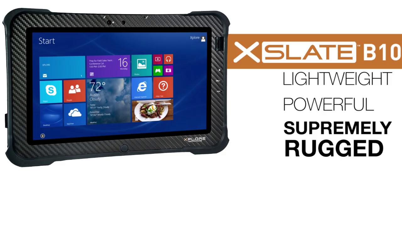 XSlate B10 Rugged Tablet Overview - YouTube