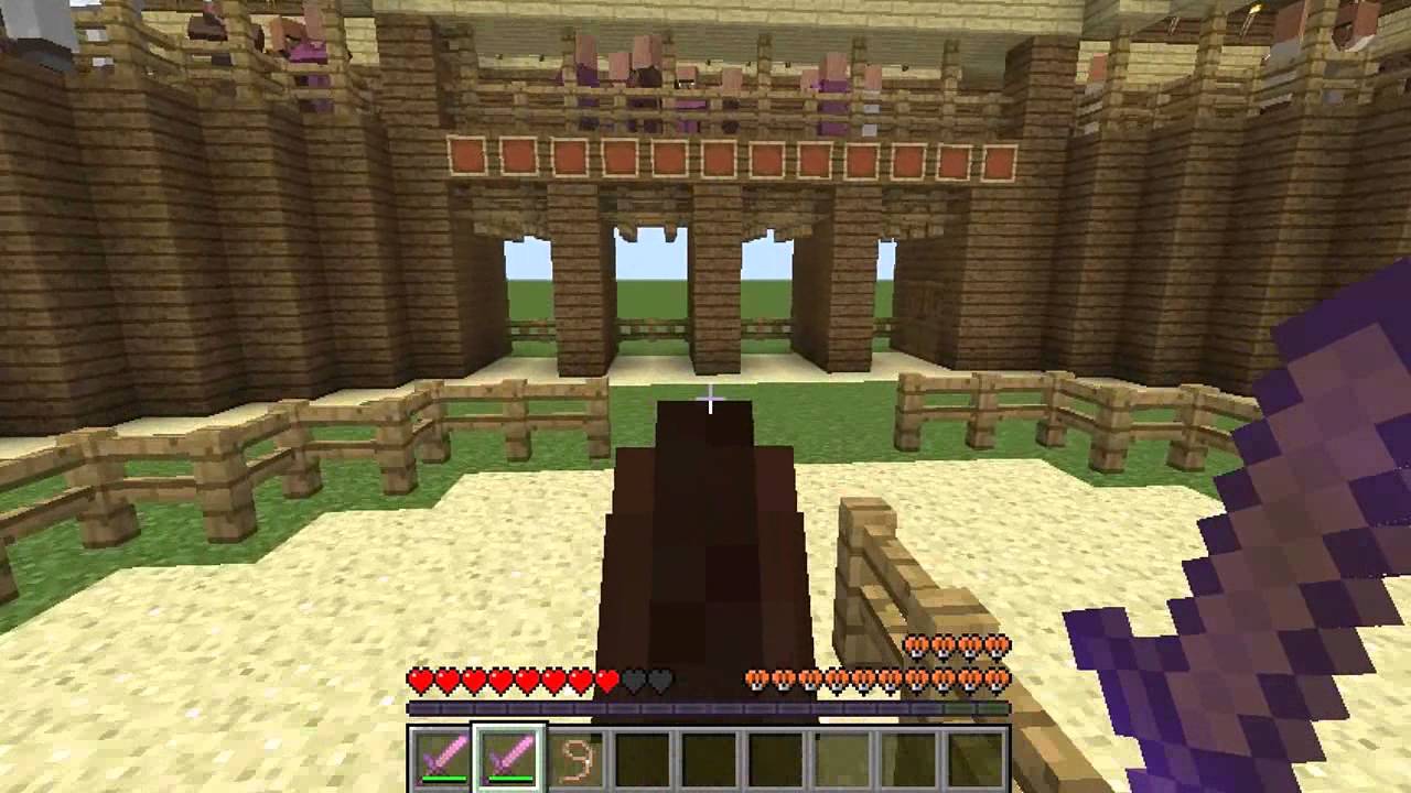 JOUSTING IN MINECRAFT! - YouTube
