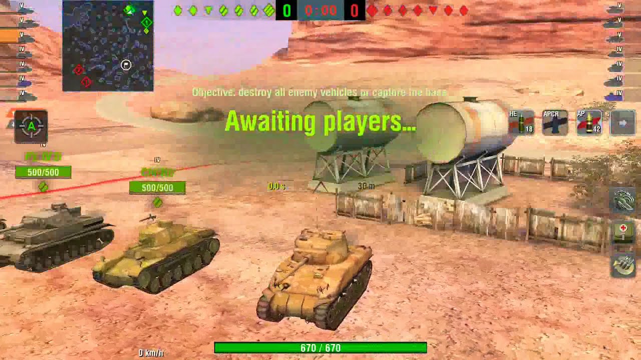 World of tanks blitz gameplay - YouTube