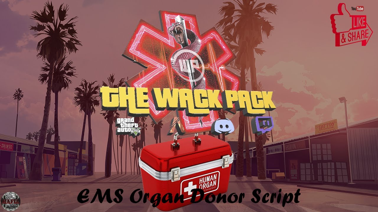 TWPRP | "EMS Organ Job Script ShowCase" | FiveM GTA RP - YouTube
