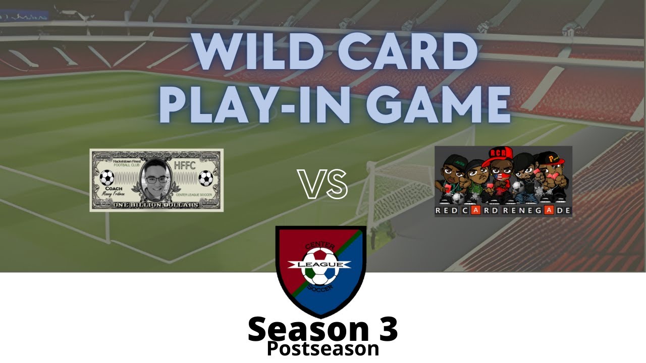 Wild Card Play In-Game FIFA Sports Gaming League: Hackettstown's Finest ...