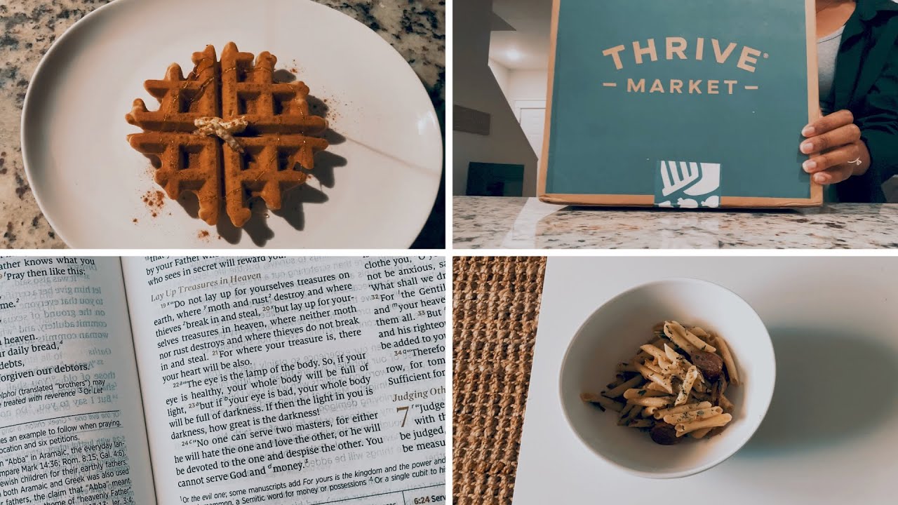 First Week of Fall Cooking 🍂 | Mini Thrive Market Haul | Biblical ...