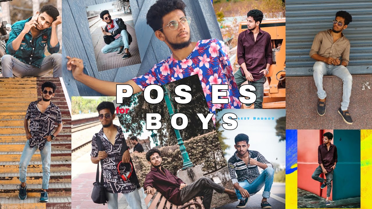 Best top 20 poses for boys photography - YouTube