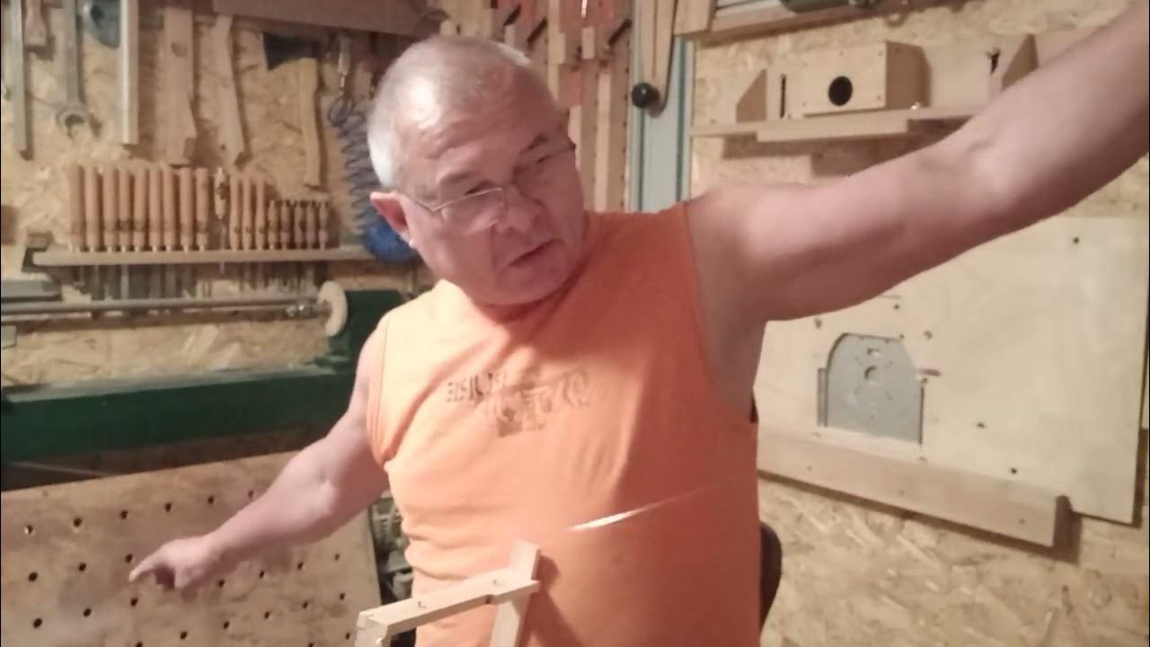 Натяжка проволоки на ульевые рамки - YouTube