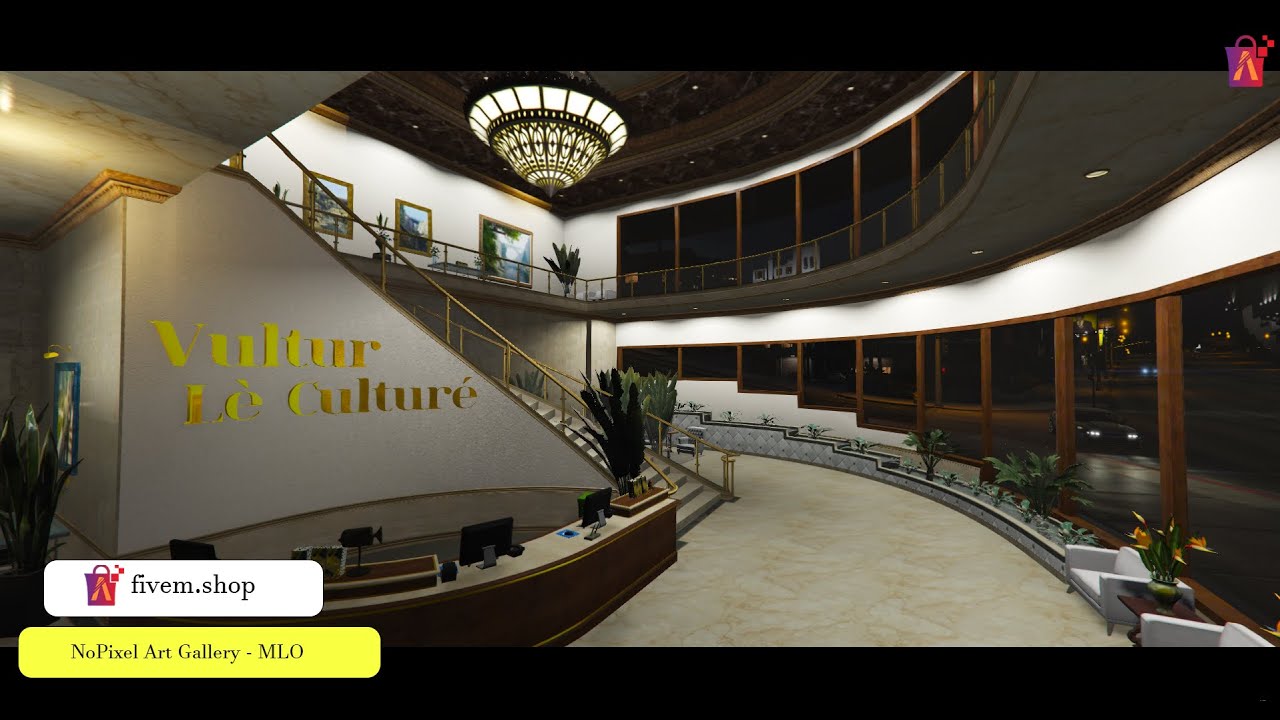 NoPixel Art Gallery MLO | FiveM Gallery #fivem #art #nopixel - YouTube