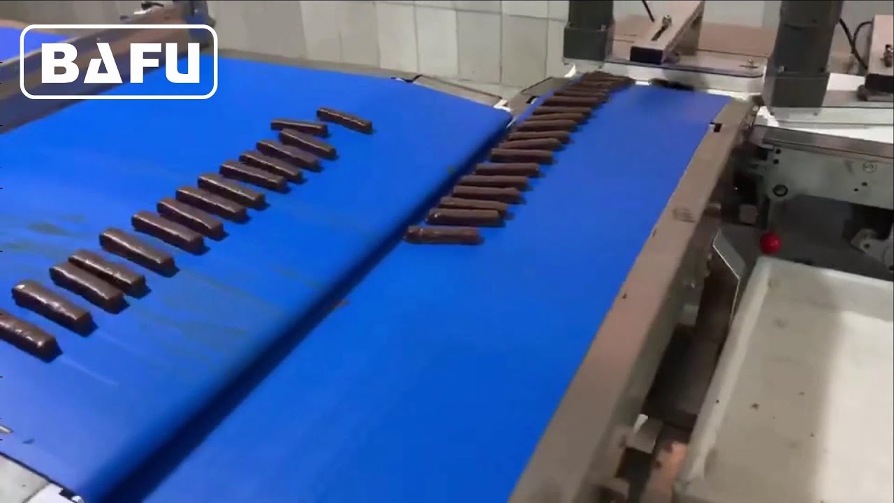 chocolate packaging machine, high speed flow wrapper, chocolate bar ...