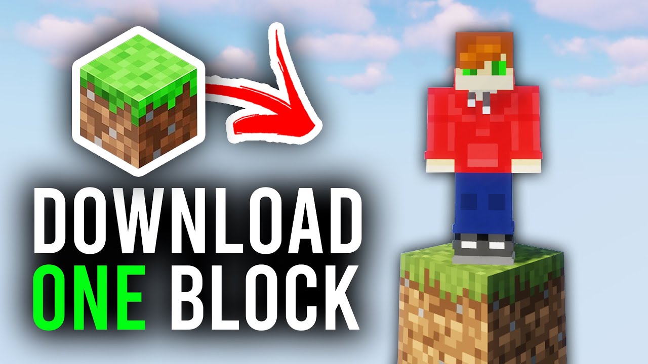 How To Download One Block In Minecraft Play One Block On Minecraft How To Download One Block In Minecraft Play One Block On Minecraft