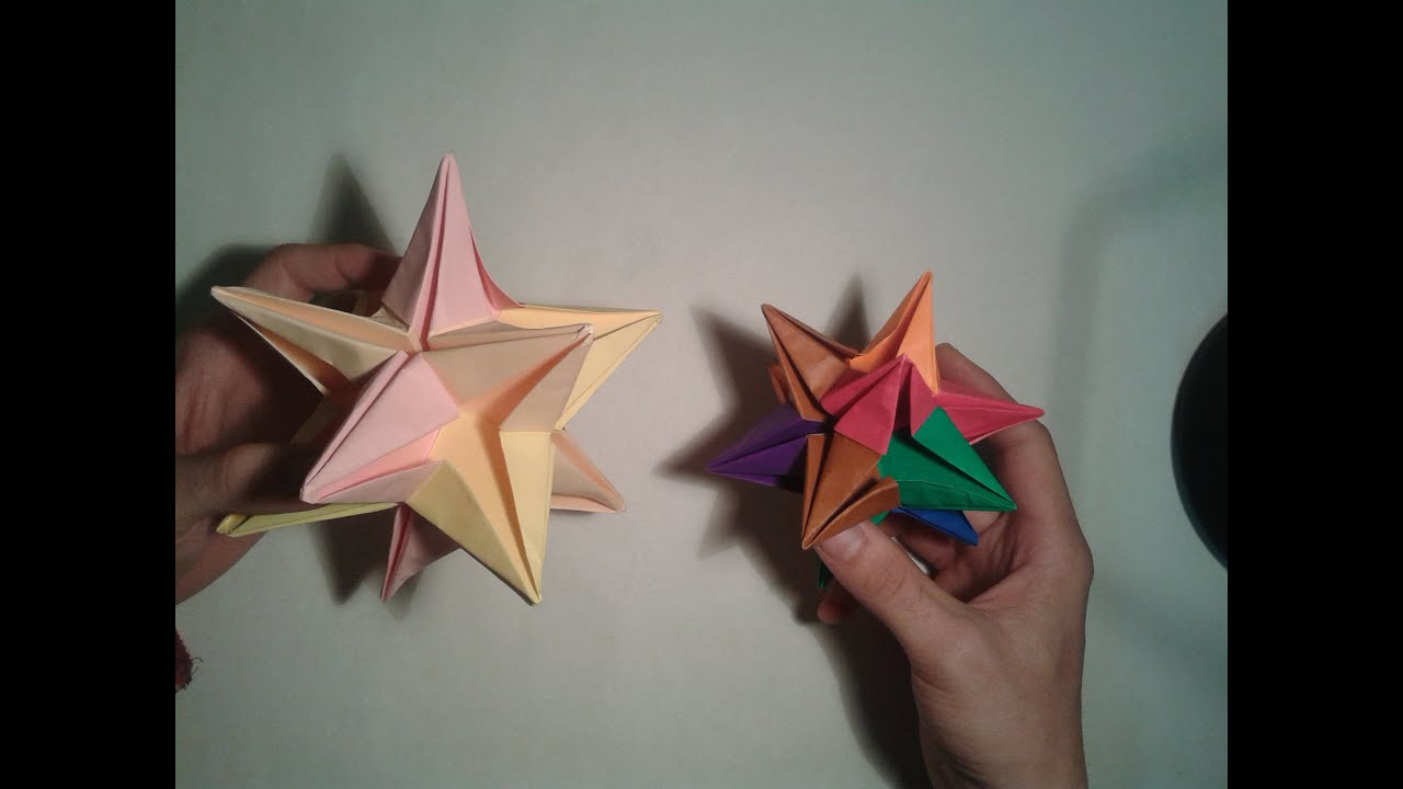 YouTube Origami Omega Star: An Intricate Papercraft Masterpiece – all ...