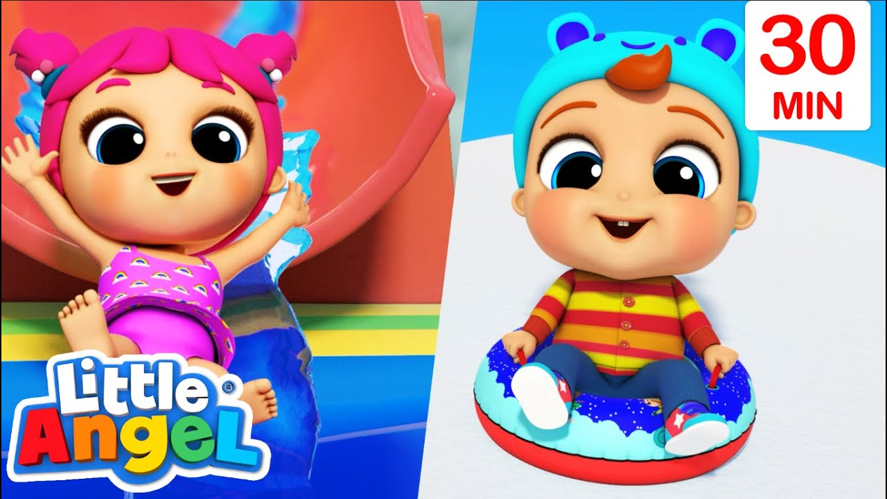 Summer OR Winter? | Little Angel Kids Songs & Nursery Rhymes | Colors ...