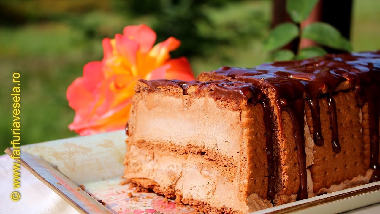 Tort de inghetata de casa cu cacao | Farfuria vesela - YouTube