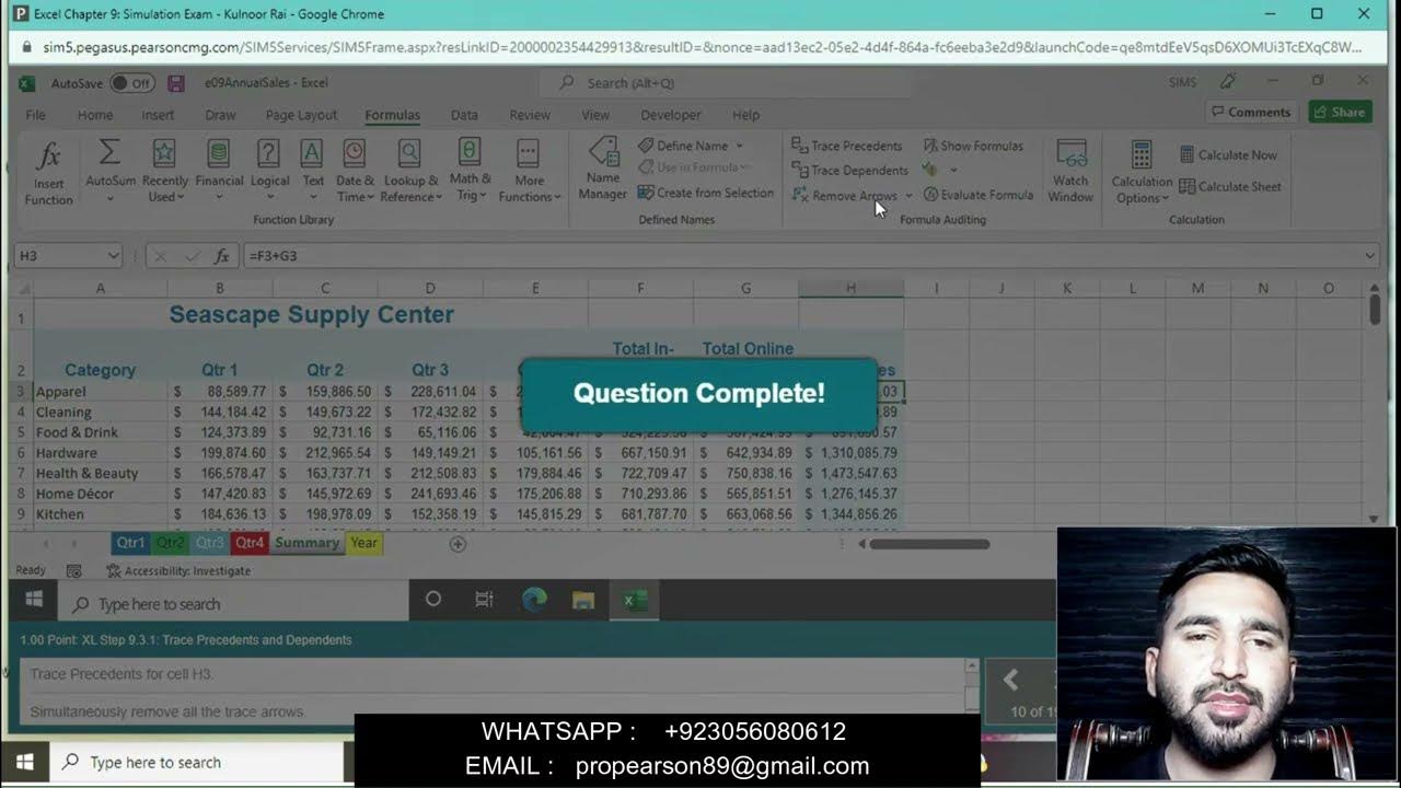 Excel Chapter 9 Simulation Exam | Chapter 9 Simulation Exam | Simulation Exam/complete exam 100% ...