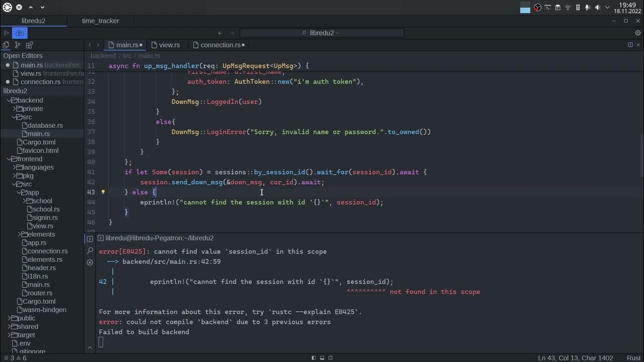 Rust ile Full Stack Webassembly Yazıyoruz - Backend 4 - YouTube