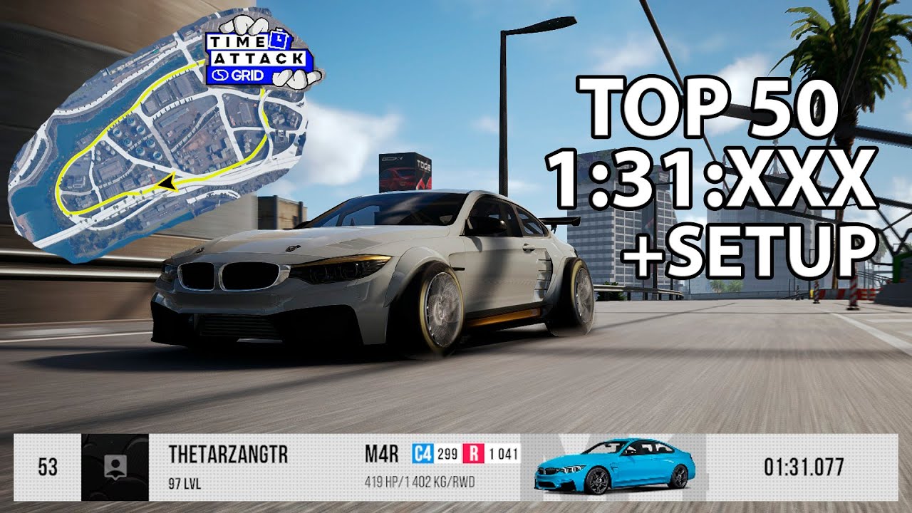 Circuit "Time Attack" C4 M4R [RWD] + SETUP - CarX Street (PC) - YouTube