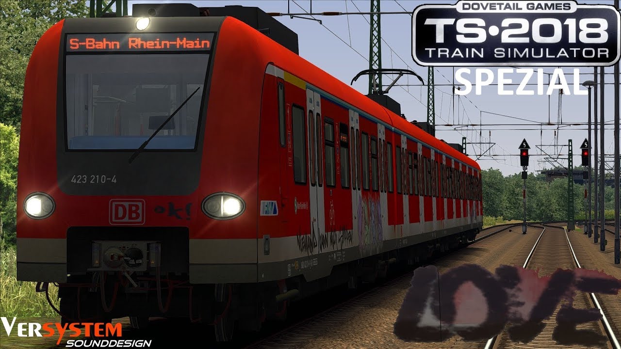 Train Simulator 2018 Spezial - BR 423 von S-Bahn Rhein-Main Repaint Pack von Versystem - YouTube