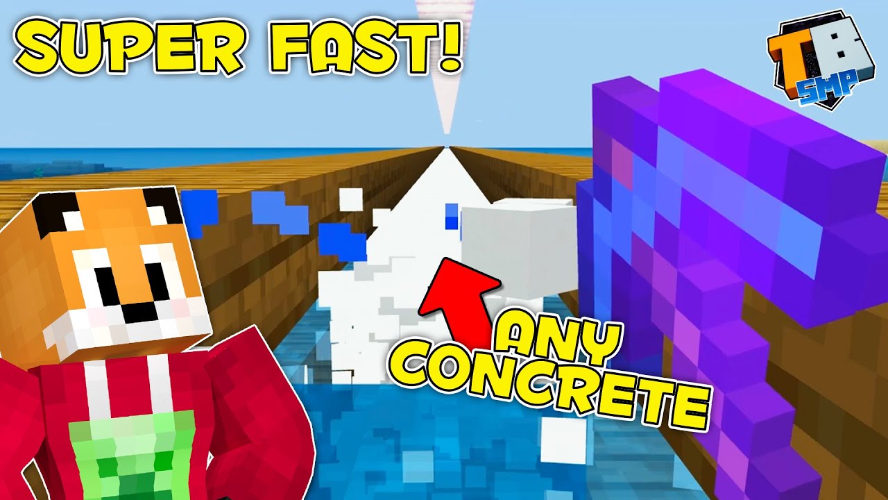 Minecraft » CONCRETE FARM « Truly Bedrock SMP [36] - YouTube