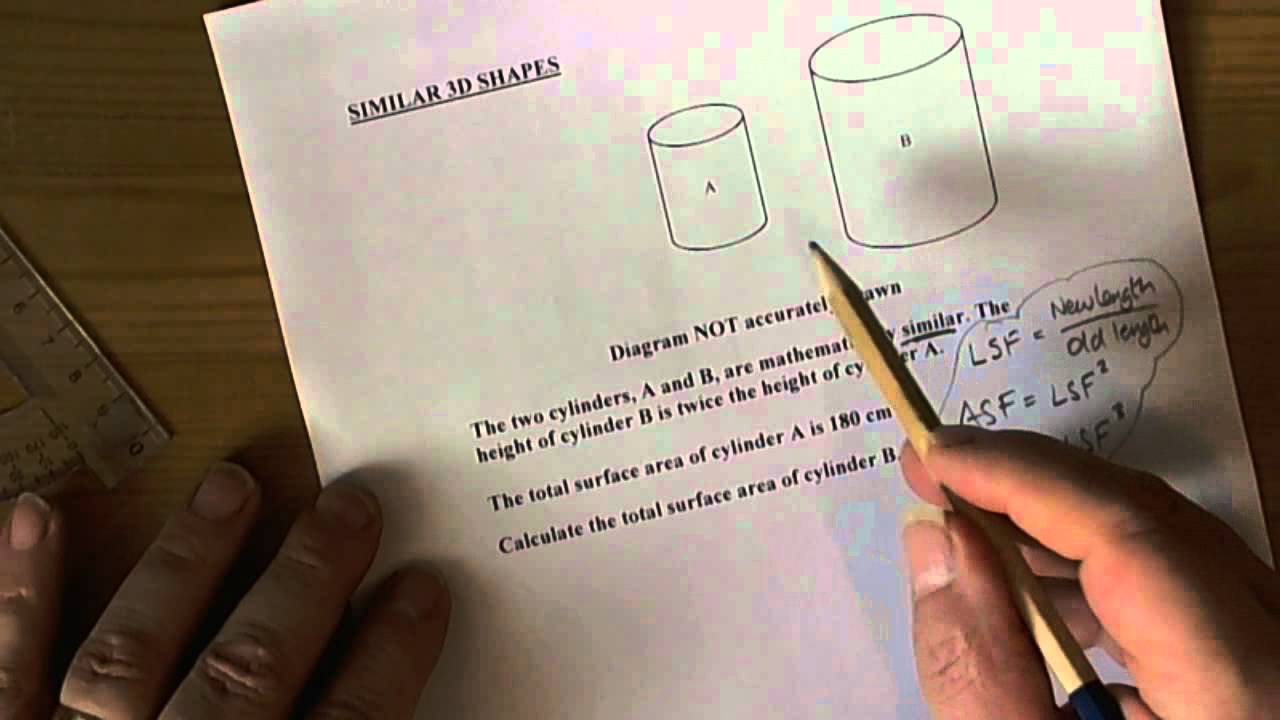 Unit 3 Higher - Similar 3D Shapes and ASF and VSF.wmv - YouTube