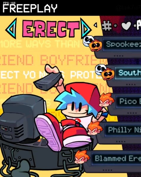 LA ANIMACIÓN DEL BOYFRIEND MIRANDO LA TV EN EL FREEPLAY!! FNF: UPDATE ...