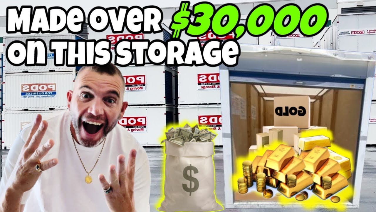 I made $30,000 on this storage unit full of money I Bought An Abandoned ...
